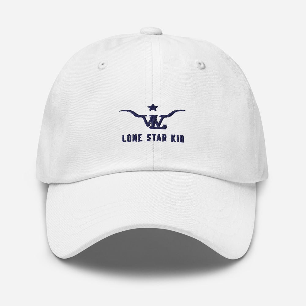 LSK "Dad" Hat with Navy Logo – Lone Star Kid